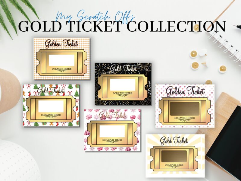 The Gold Ticket Collection of Scratch Off Cards | My Scratch Offs