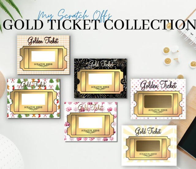 The Gold Ticket Collection of Scratch Off Cards | My Scratch Offs