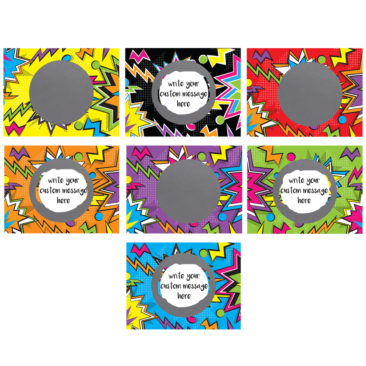 Teacher Rewards Zig Zag DIY Scratch Off Cards – Classroom Rewards – 50