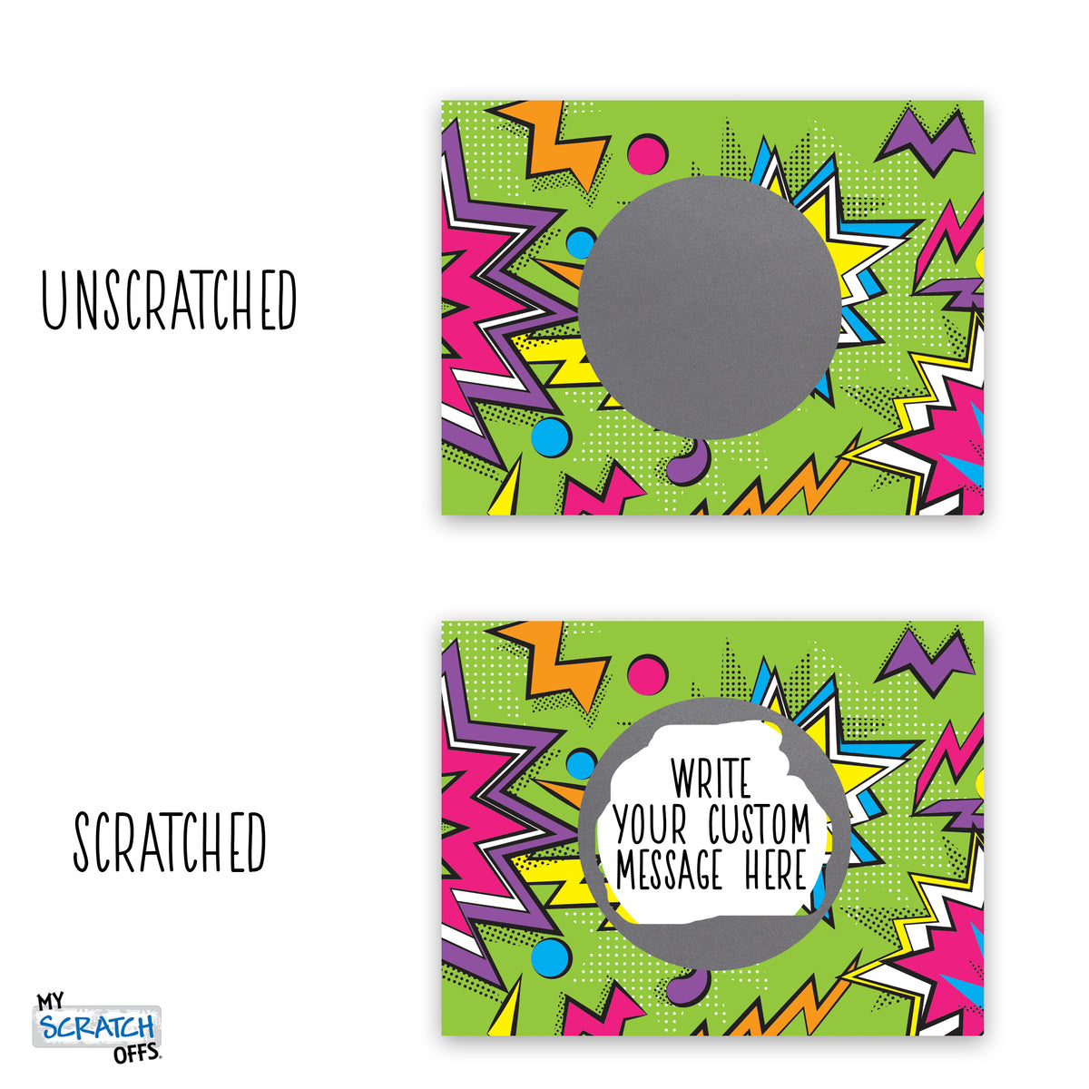 Teacher Rewards Zig Zag DIY Scratch Off Cards – Classroom Rewards – 50
