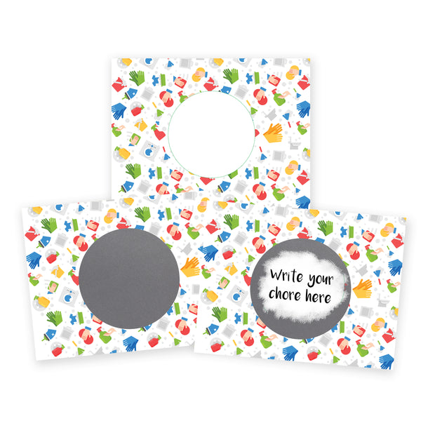 Chores Scratch Off Cards DIY Make Your Own 20 Pk | My Scratch Offs