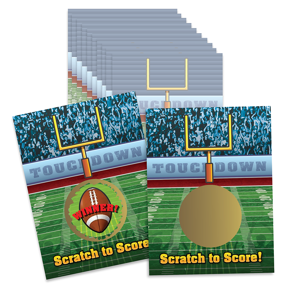 Football Field Goal Scratch Off Game 26 Pk